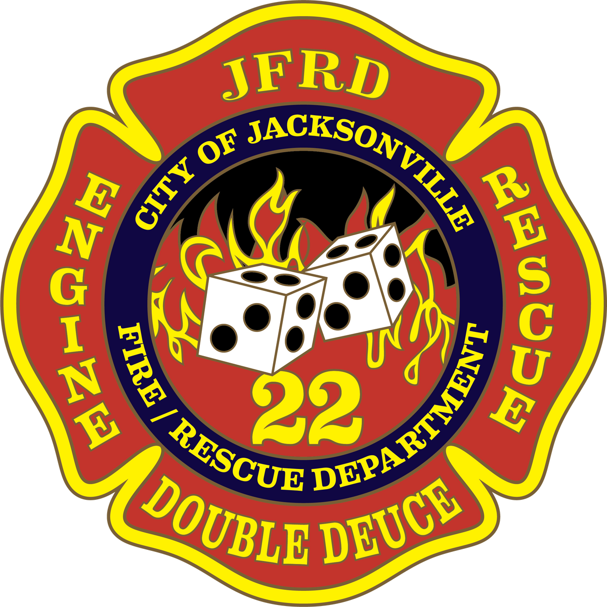 JFRD STATION 22 DECAL – Axe Caps